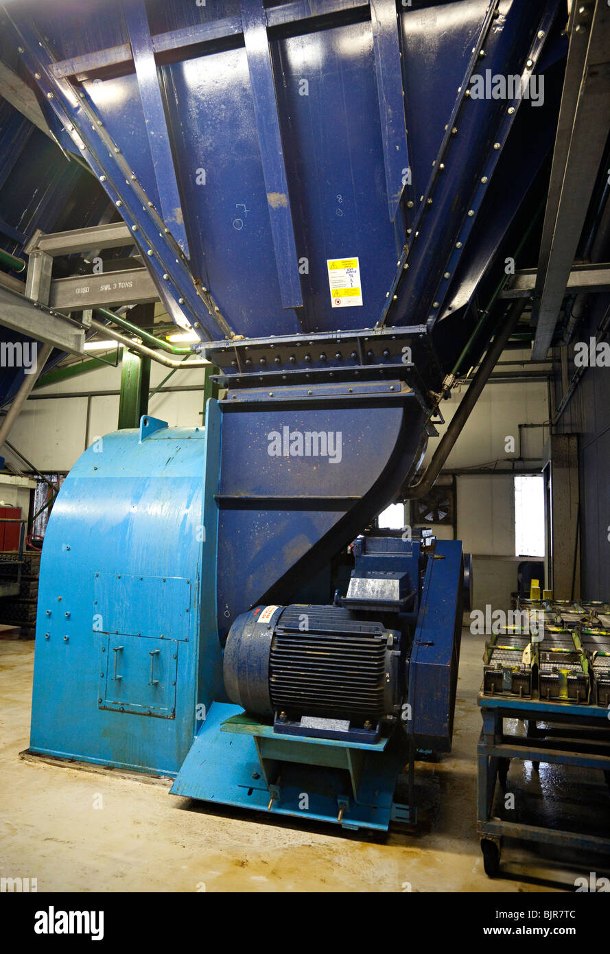 industrial hopper at the Bitish Sugar factory, Bury St Edmunds, UK ...
