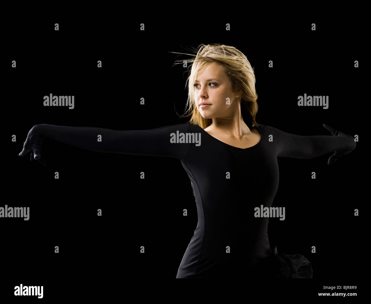 young woman dancing Stock Photo - Alamy