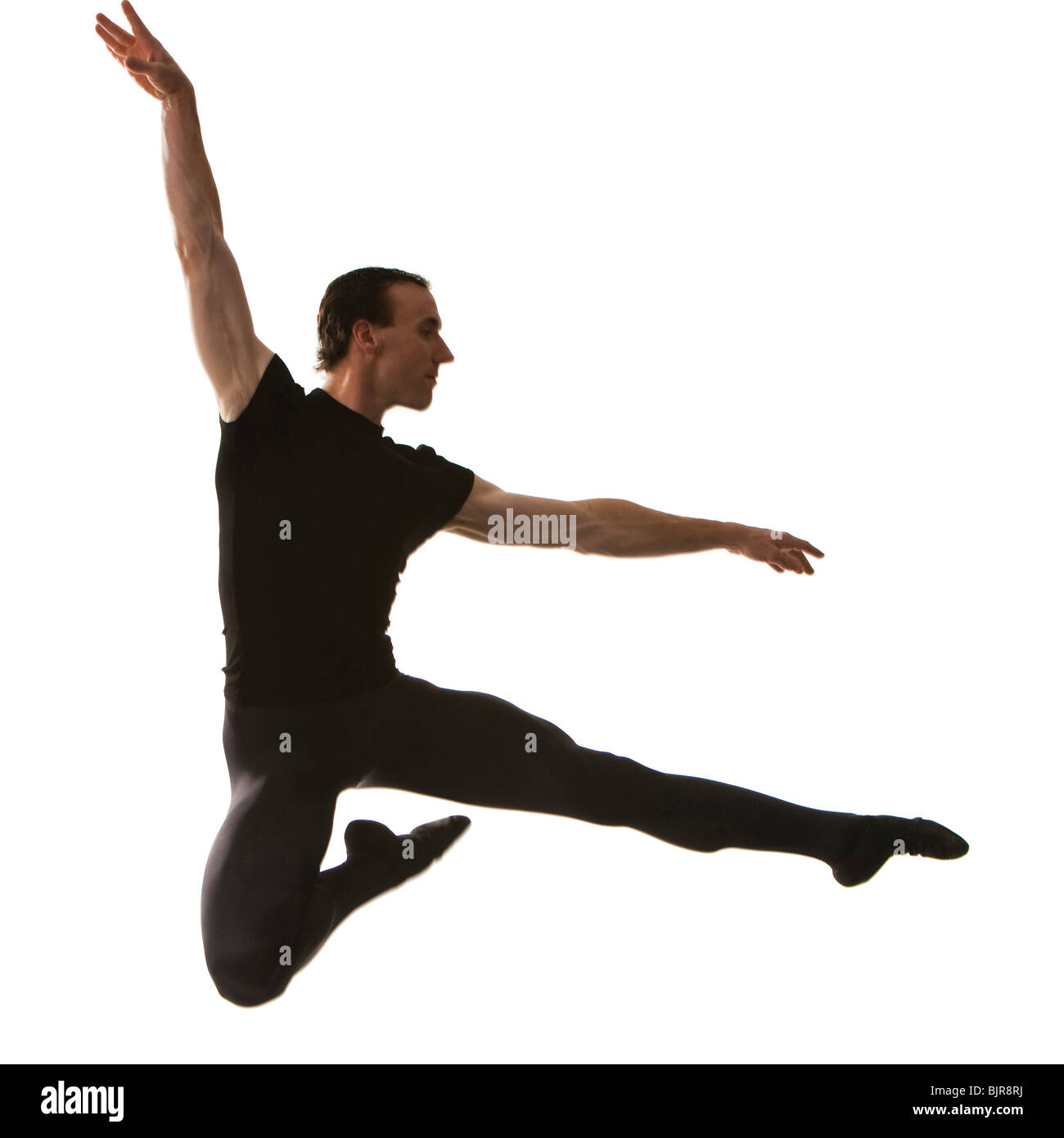 Male ballet dancer stretching warming hi-res stock photography and ...
