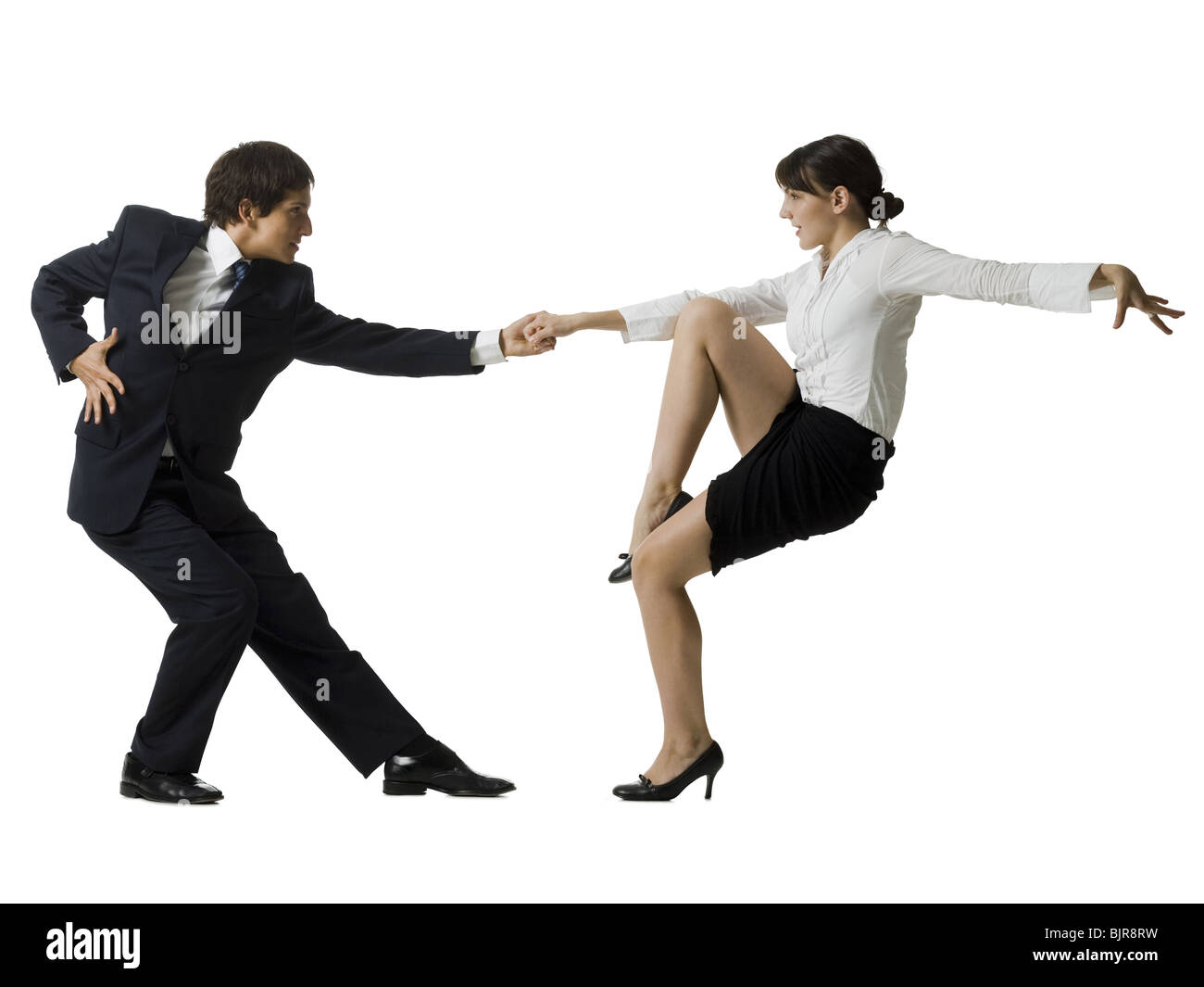 business people dancing Stock Photo - Alamy