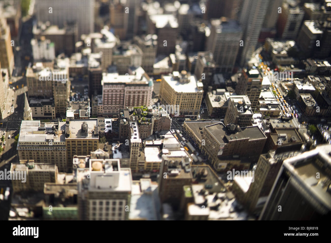 Aerial view of urban center Stock Photo - Alamy