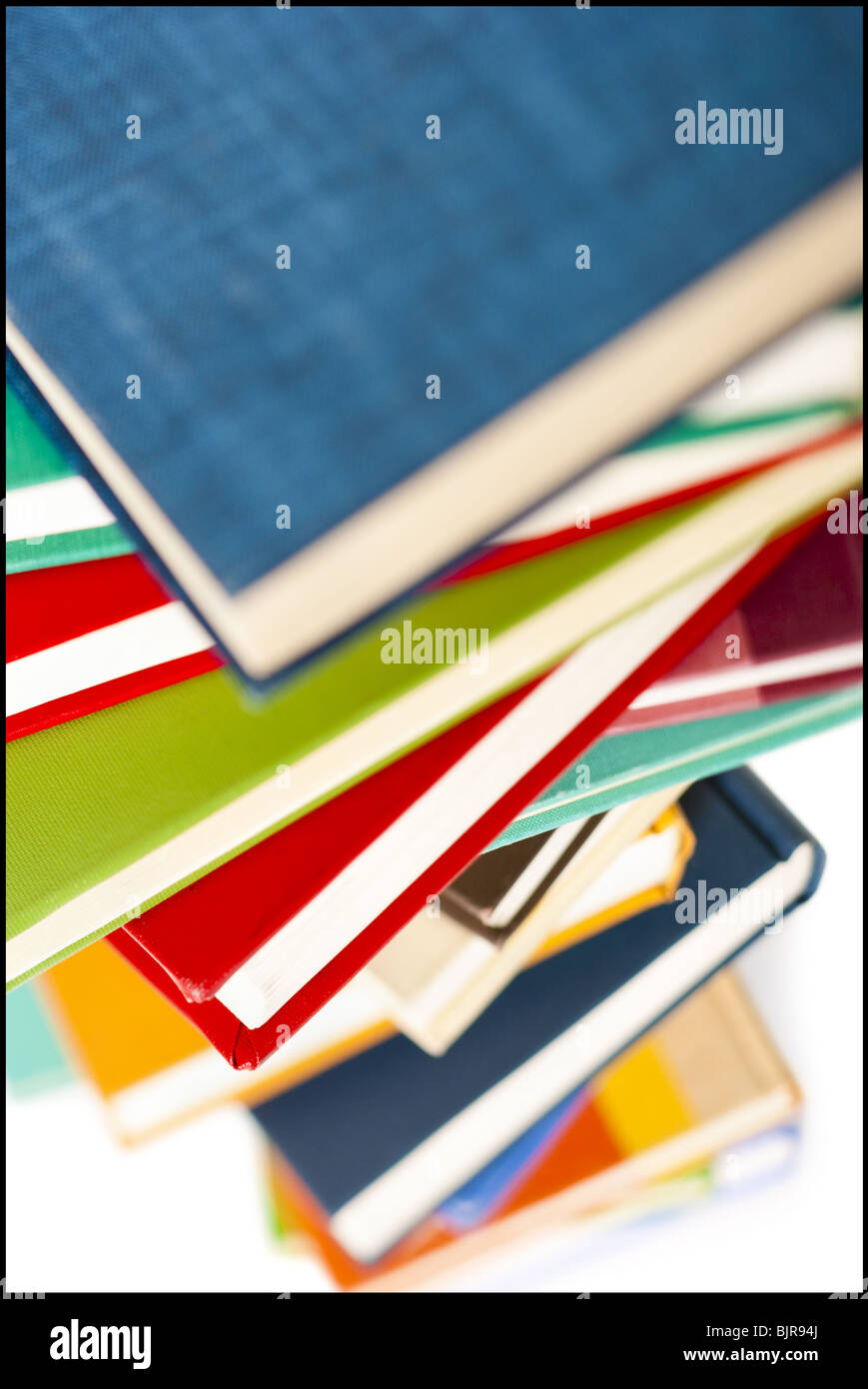 Stack of books Stock Photo - Alamy