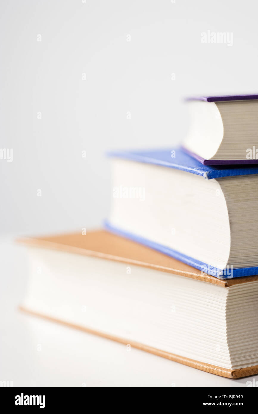 Stack of books Stock Photo - Alamy