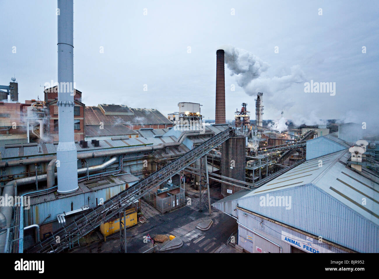 British Sugar factory at Bury St Edmunds, Suffolk, UK Stock Photo - Alamy