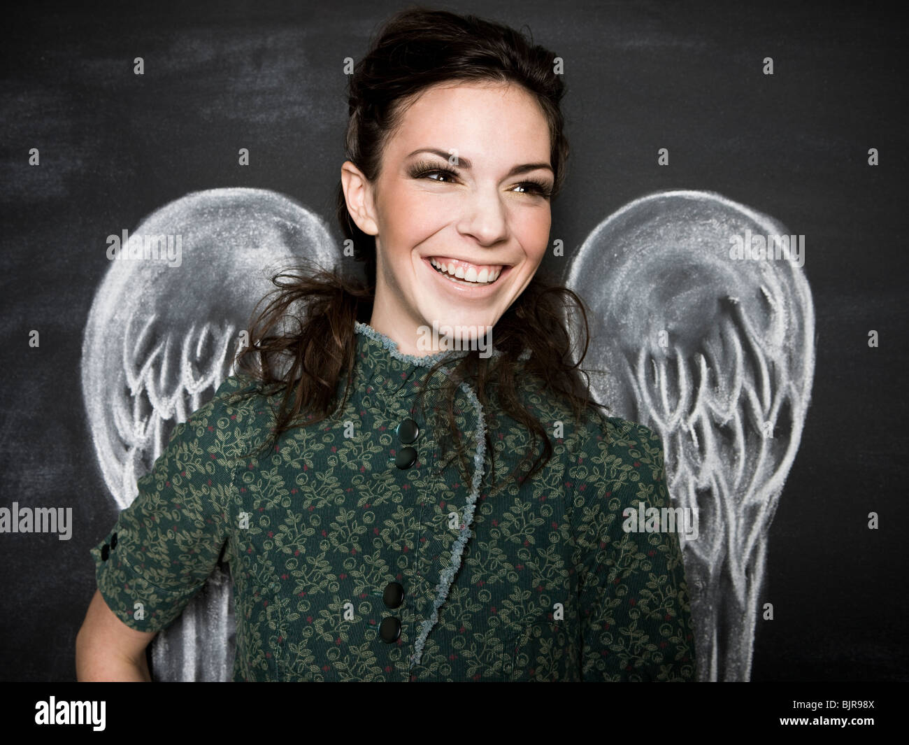 Woman angel wings hi-res stock photography and images - Alamy