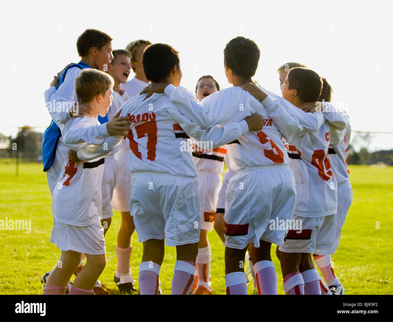 Soccer players behind hi-res stock photography and images - Alamy