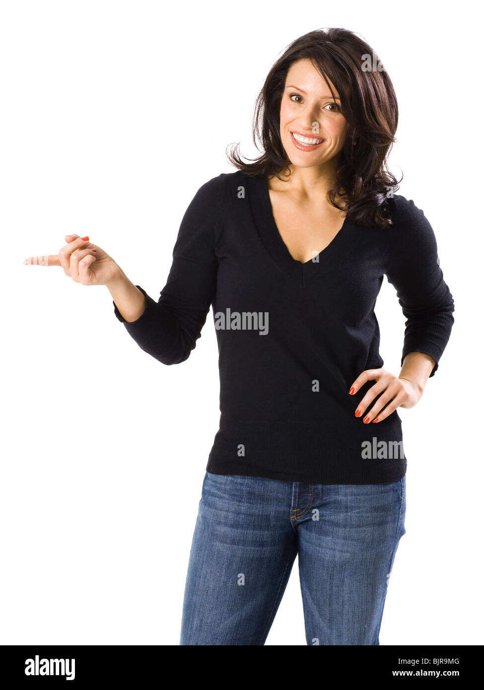 woman looking at camera Stock Photo - Alamy