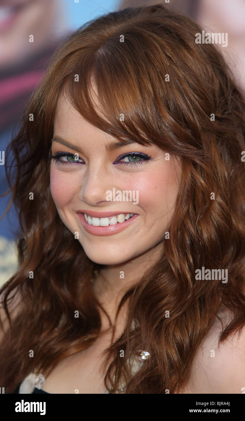 EMMA STONE GHOSTS OF GIRLFRIENDS PAST WORLD PREMIERE HOLLYWOOD LOS ...
