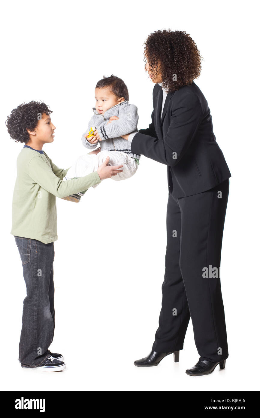 Children passing under hi-res stock photography and images - Alamy