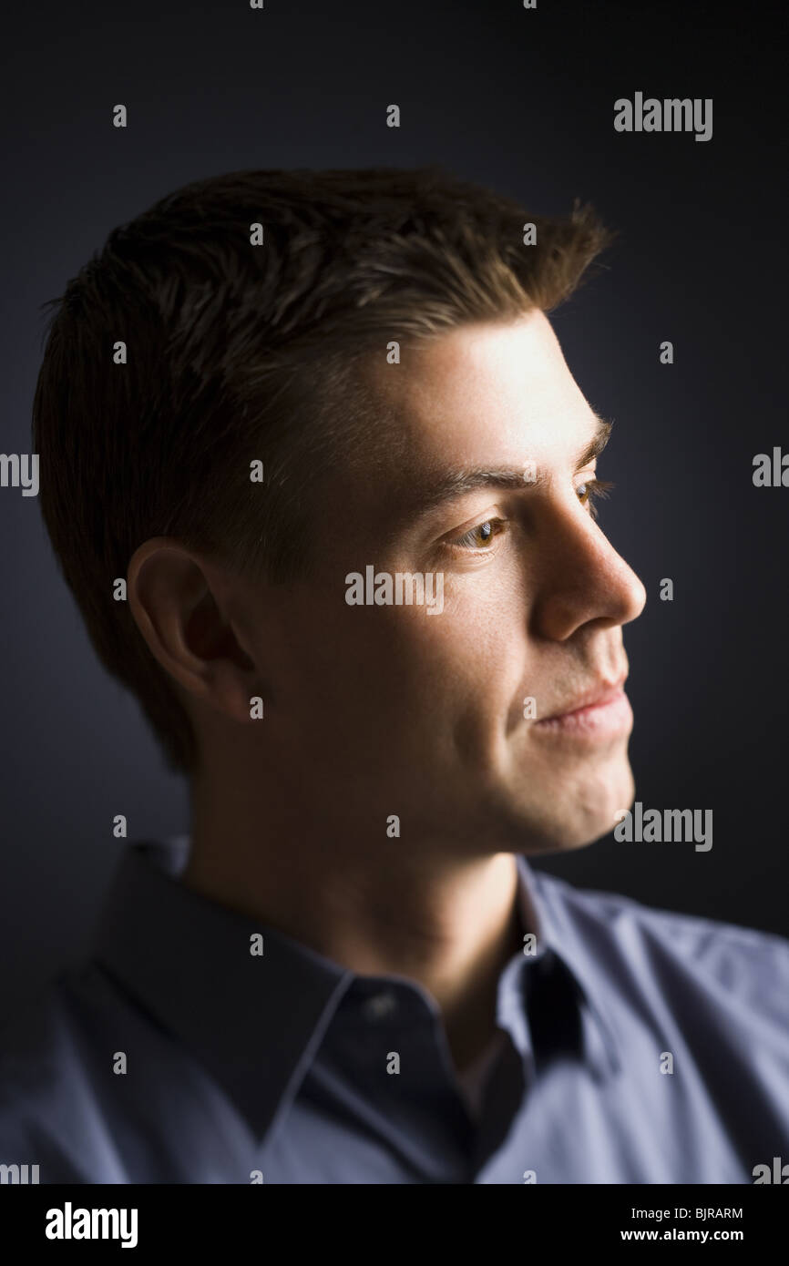 Man posing in a shirt Stock Photo - Alamy