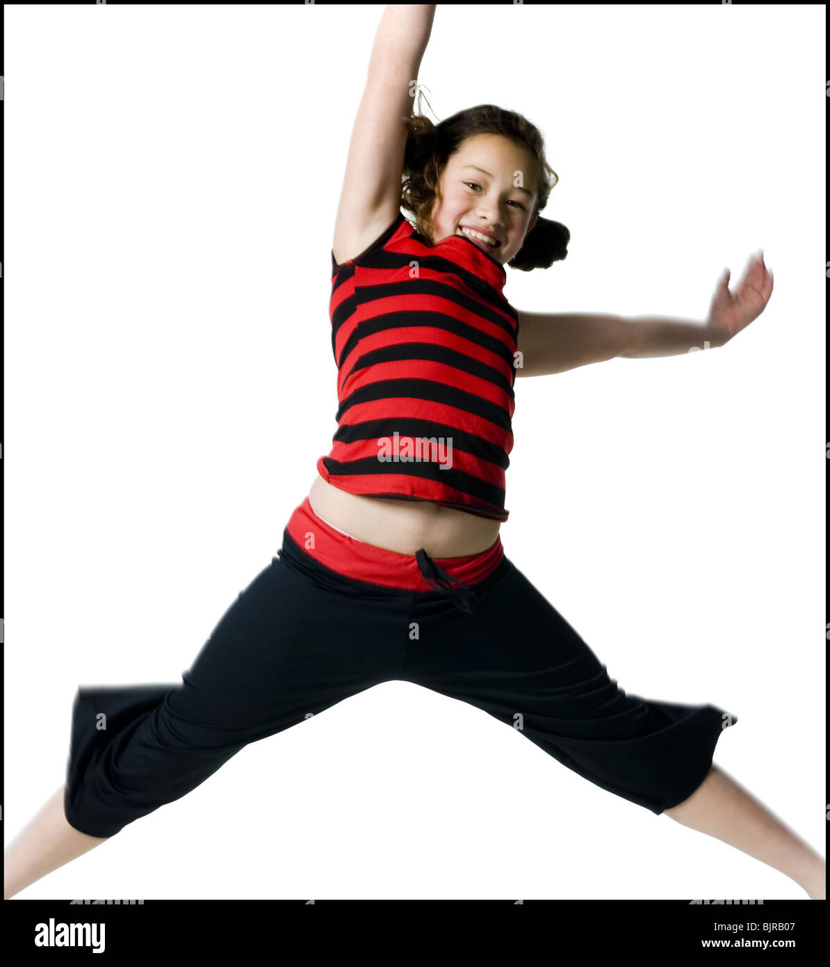 Child leaping in the air Stock Photo - Alamy