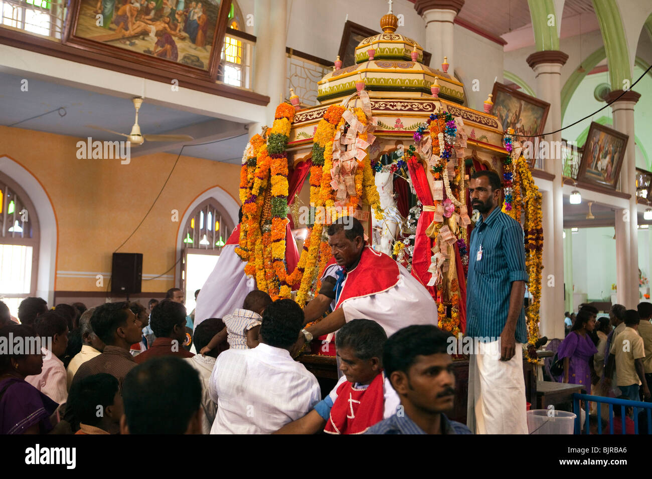 India, Kerala, Alappuzha, (Alleppey) Arthunkal, St. Andrew's Forane ...
