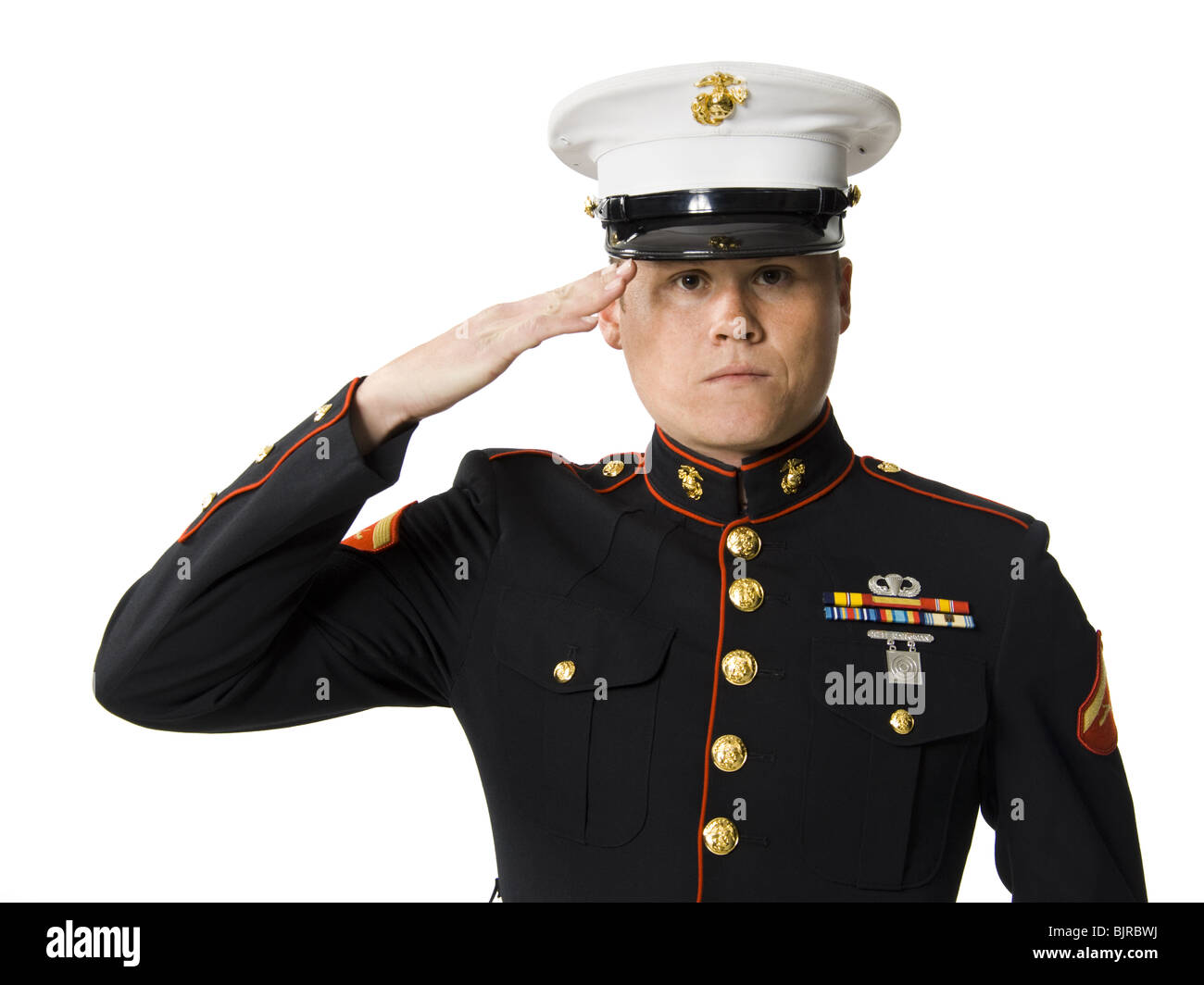 US marine saluting Stock Photo: 28788414 - Alamy US marine saluting Stock Photo: 28788414 - Alamy