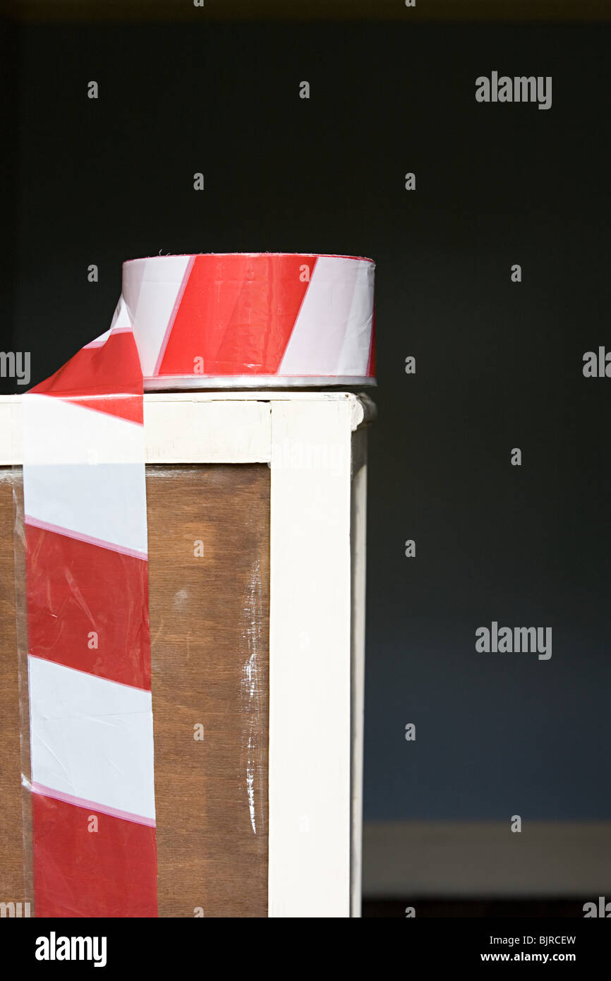 Red and white cordon hi-res stock photography and images - Alamy