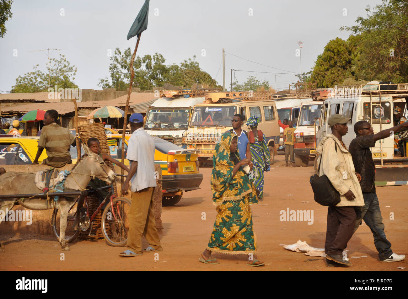 Street life in Serrekunda The Gambia Stock Photo - Alamy