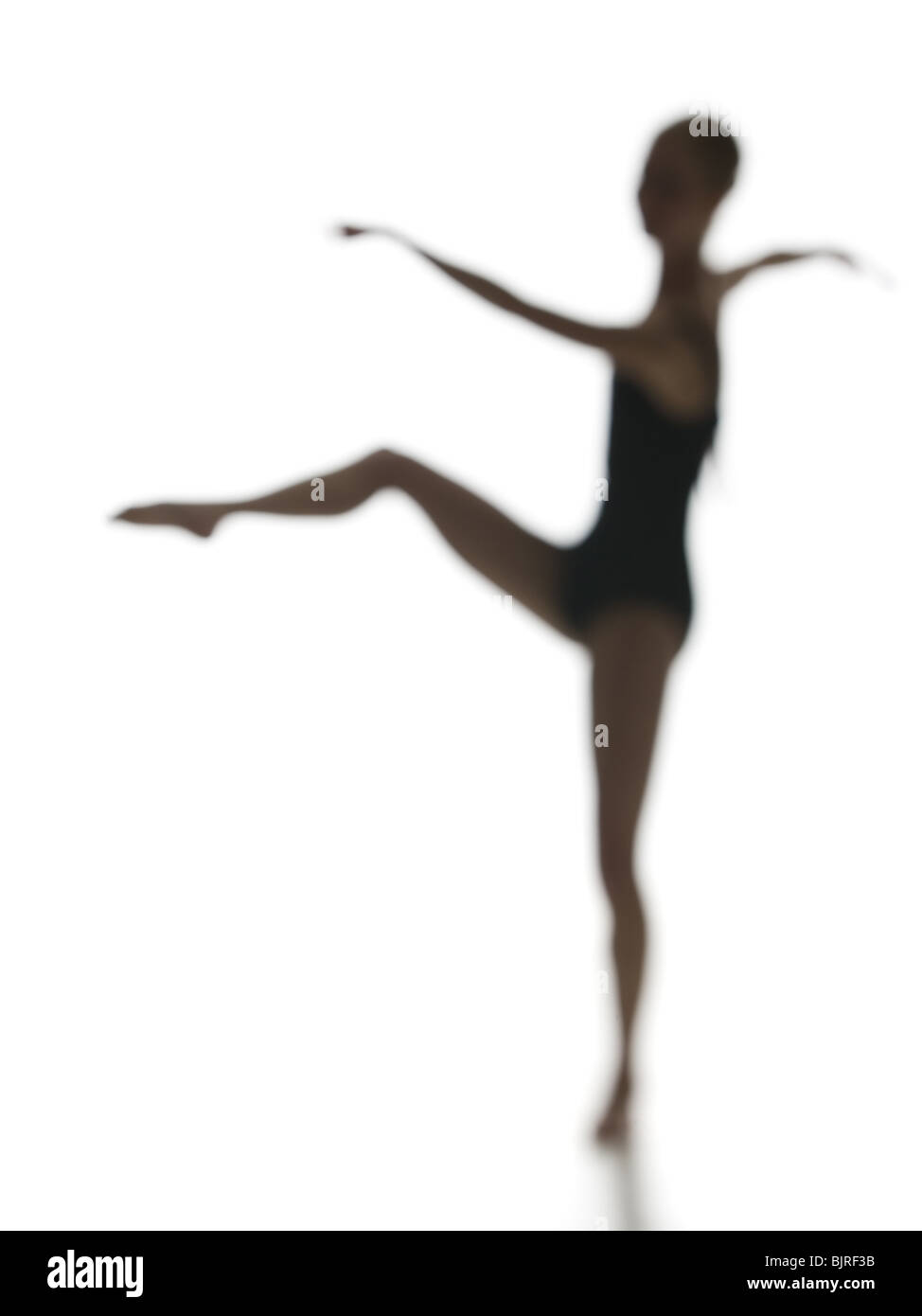 Silhouette of ballet dancer Stock Photo - Alamy