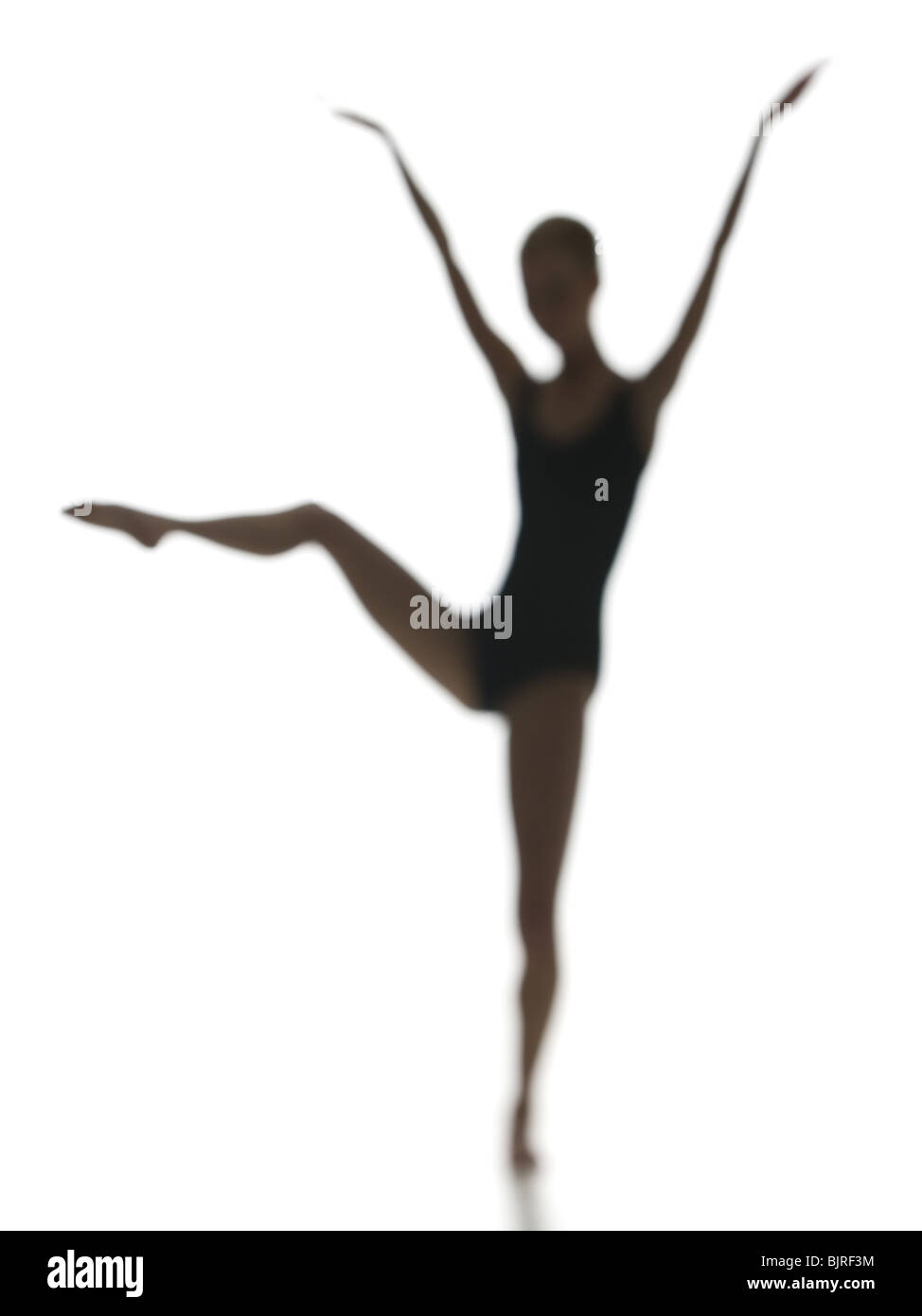 Silhouette of ballet dancer Stock Photo - Alamy