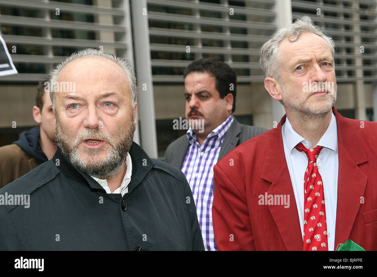 George Galloway MP and Jeremy Corbyn MP Stock Photo - Alamy