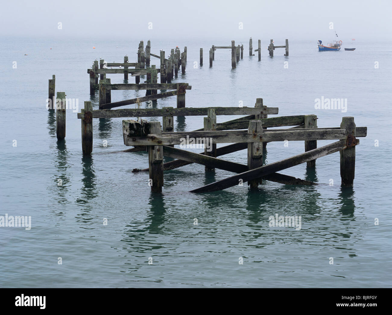 Damaged Pier High Resolution Stock Photography and Images - Alamy