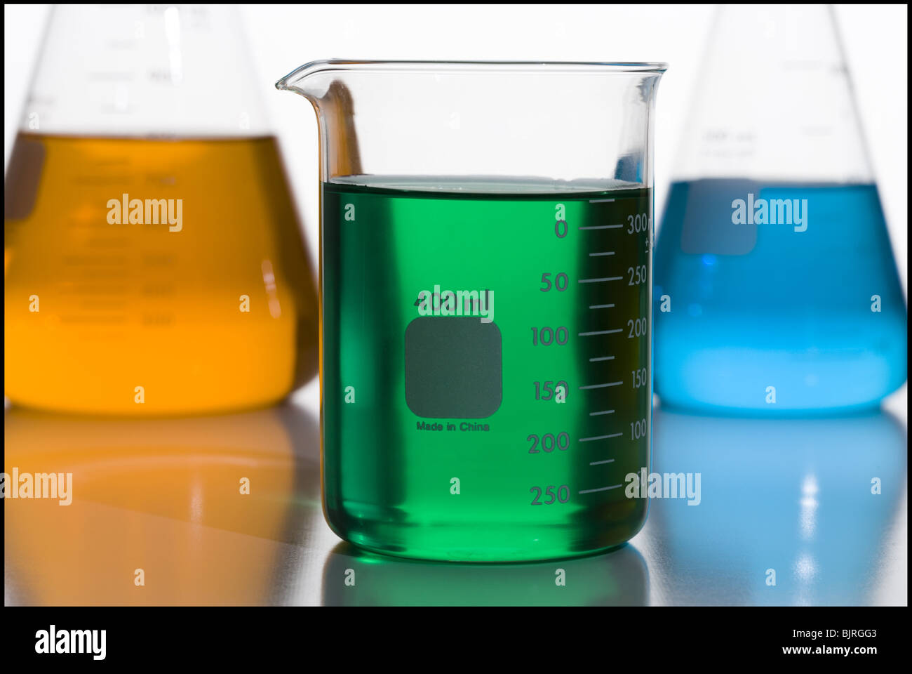 Lab beakers, cut out hi-res stock photography and images - Alamy