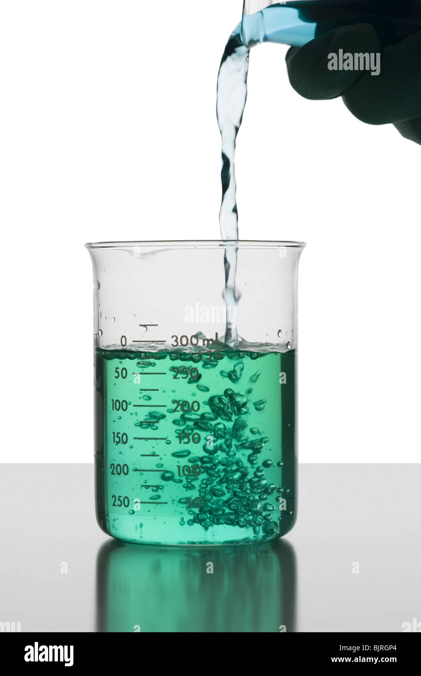 Scientist working with chemicals Stock Photo - Alamy
