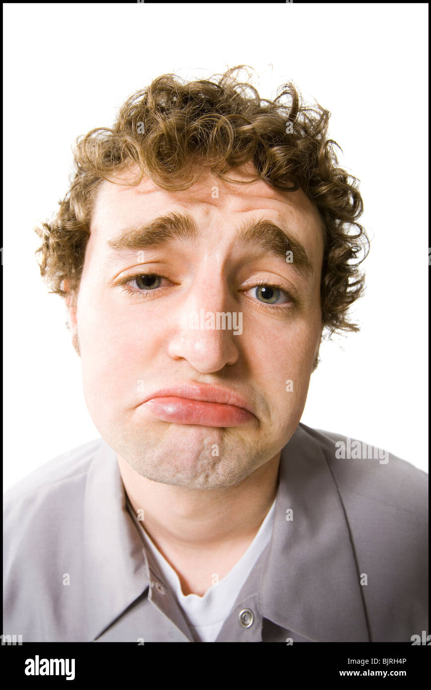 Man making a funny face Stock Photo - Alamy