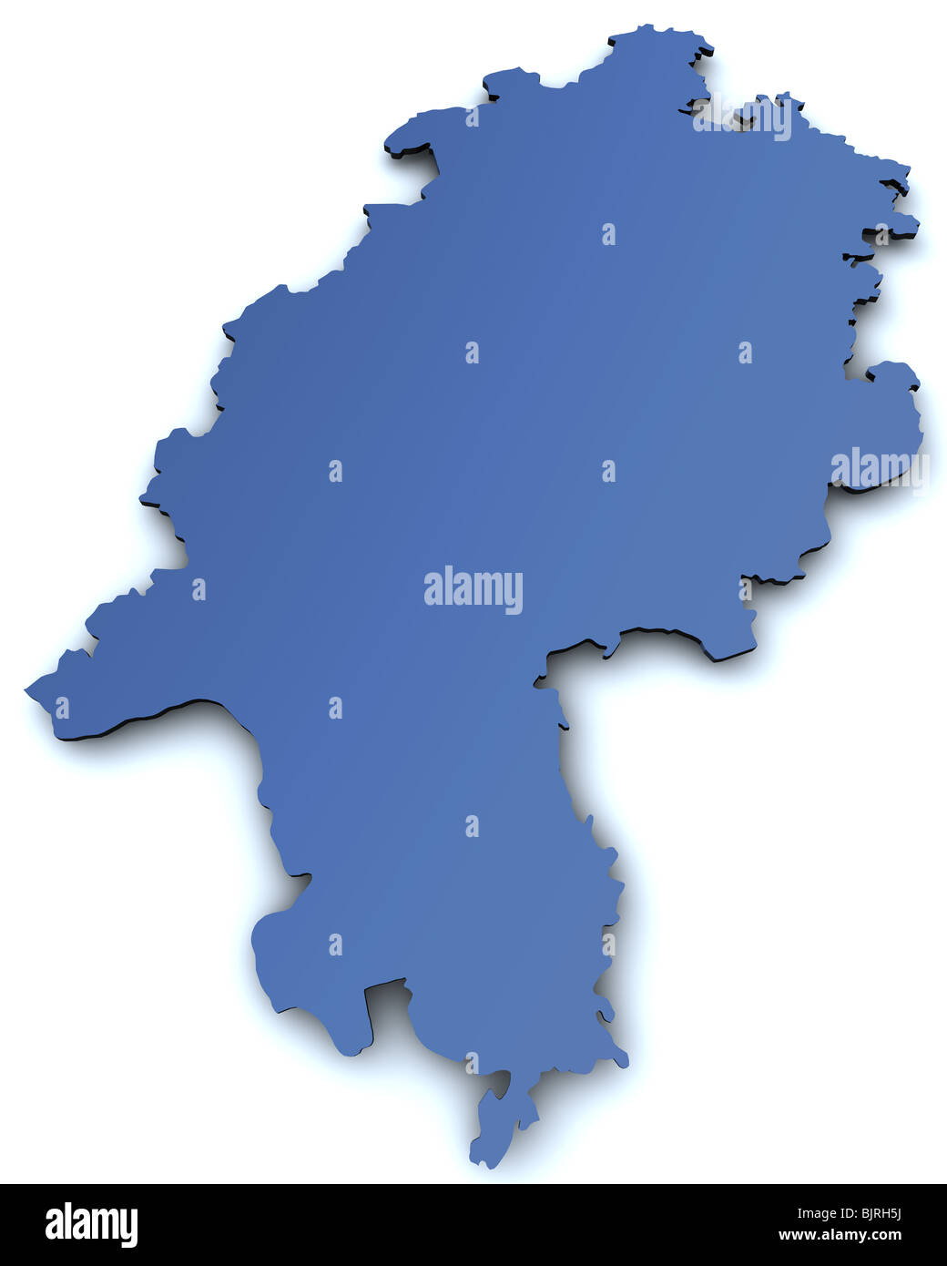 Map of hesse hi-res stock photography and images - Alamy