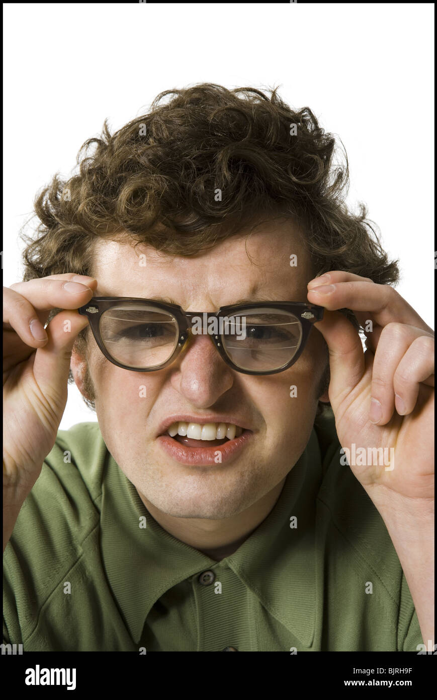 Man making a funny face Stock Photo - Alamy