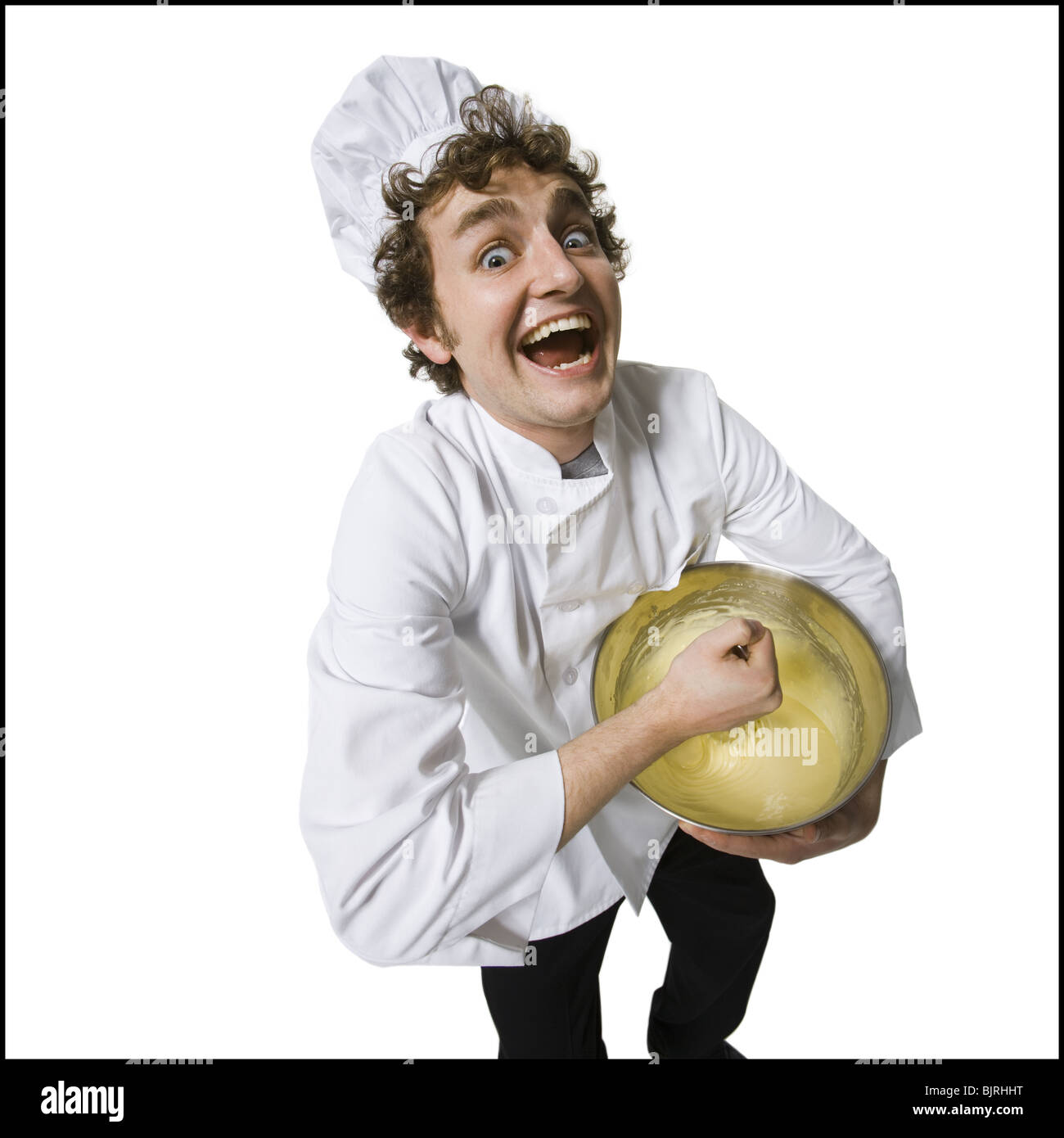 White bakers chefs hat hi-res stock photography and images - Alamy