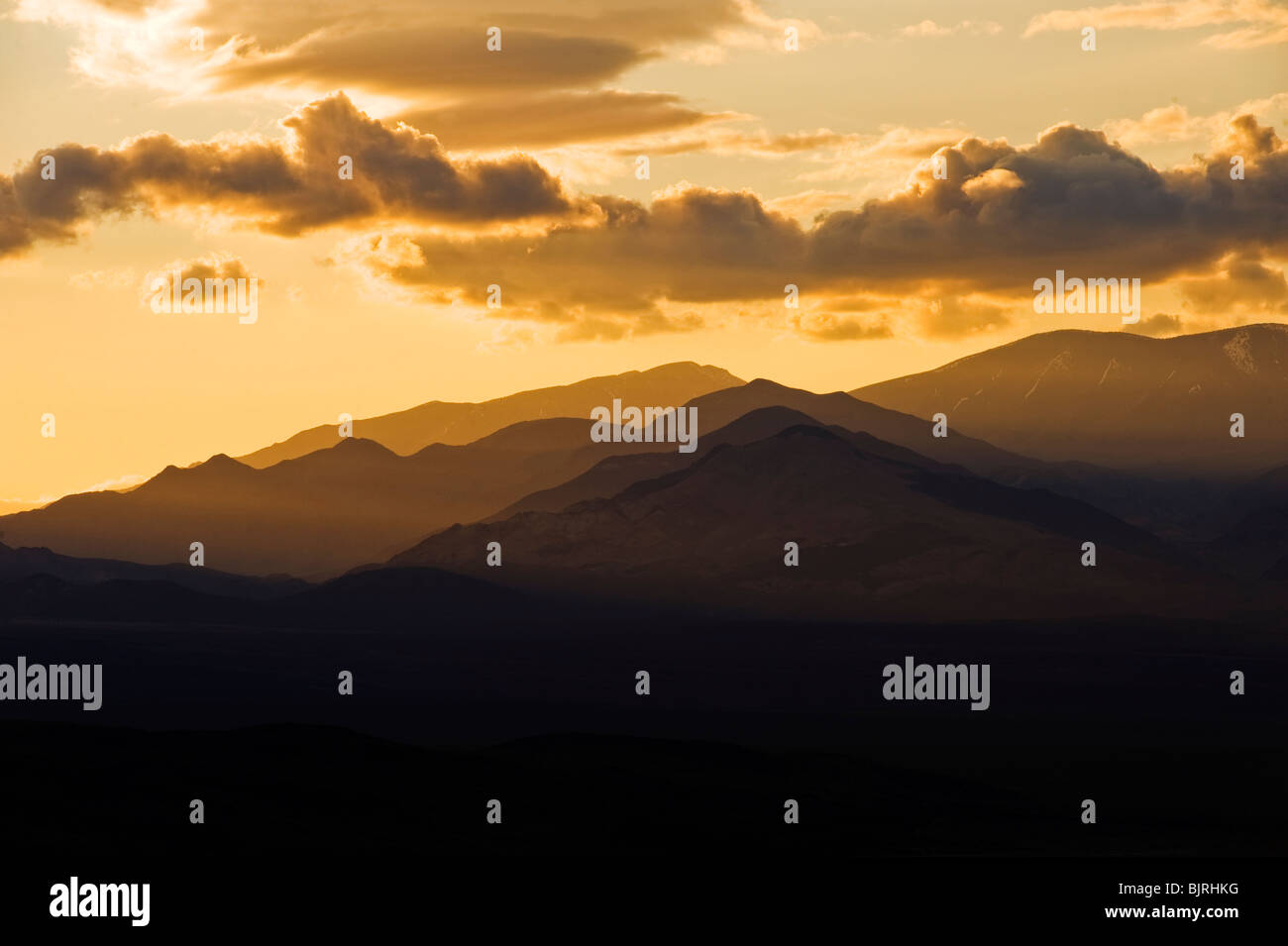 Death Valley at sunset, taken at Ashford Mill Stock Photo - Alamy