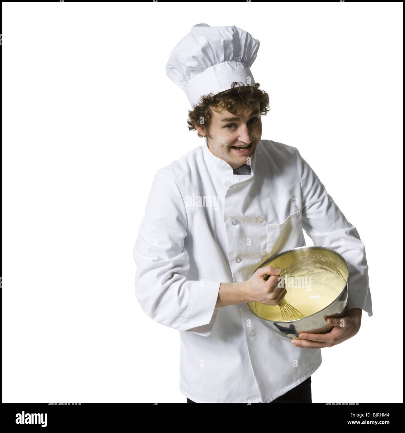 White bakers chefs hat hi-res stock photography and images - Alamy