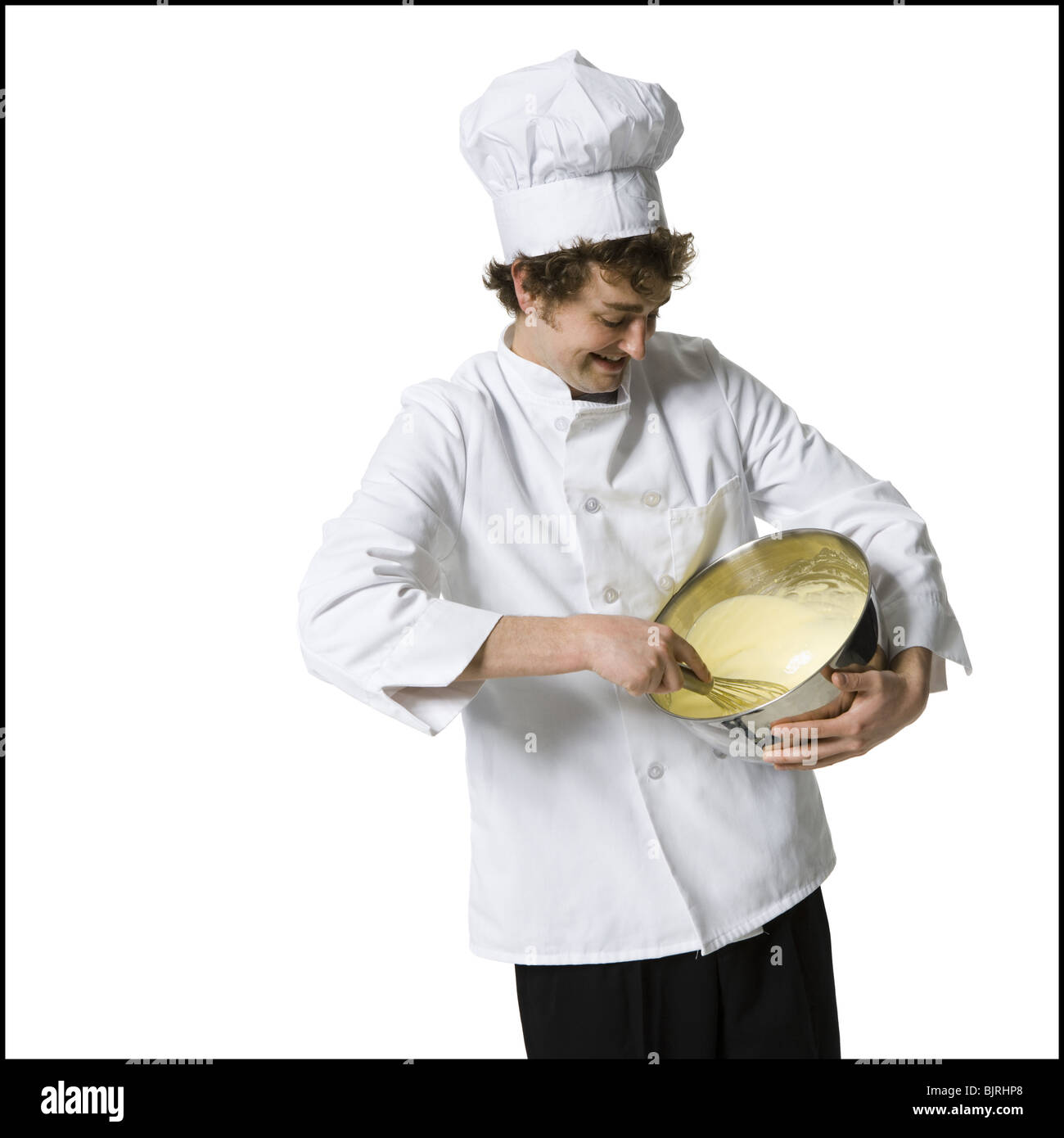White bakers chefs hat hi-res stock photography and images - Alamy