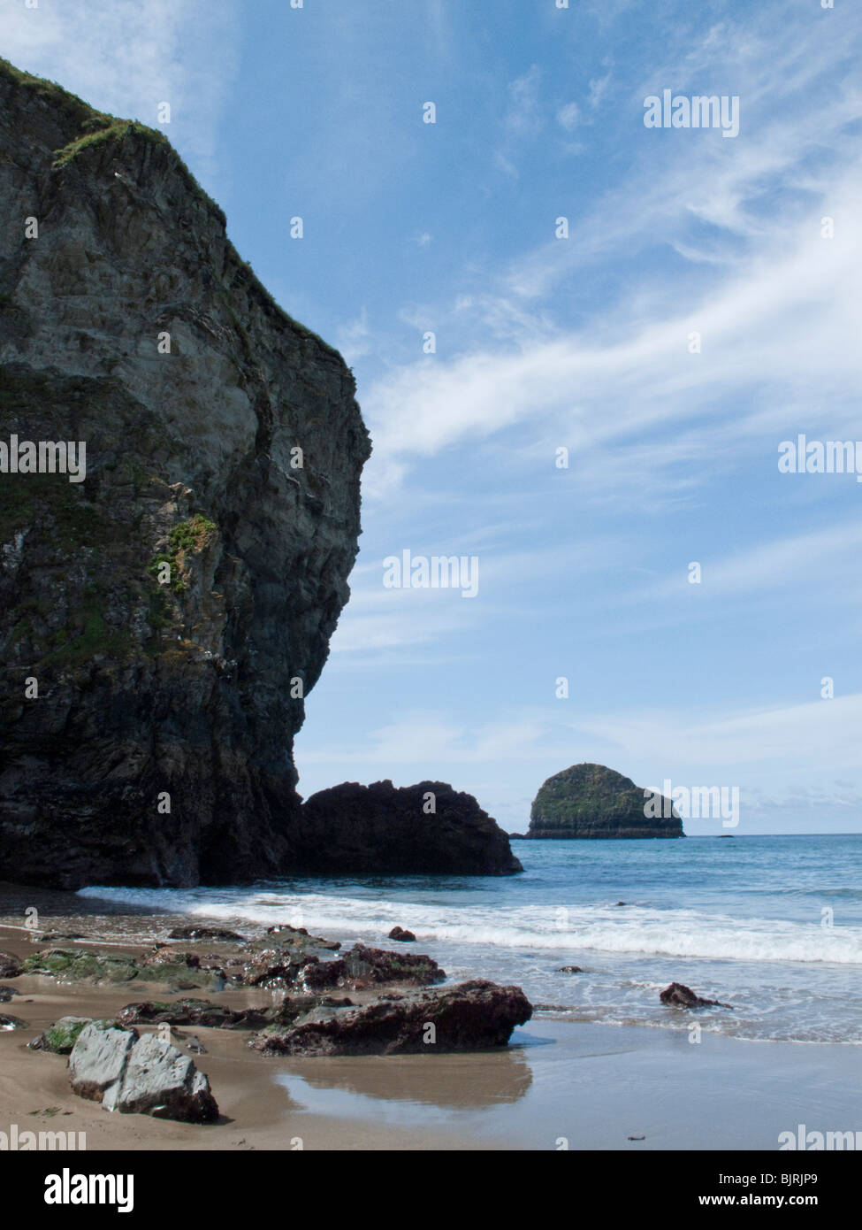 Trebarwith strand hi-res stock photography and images - Alamy