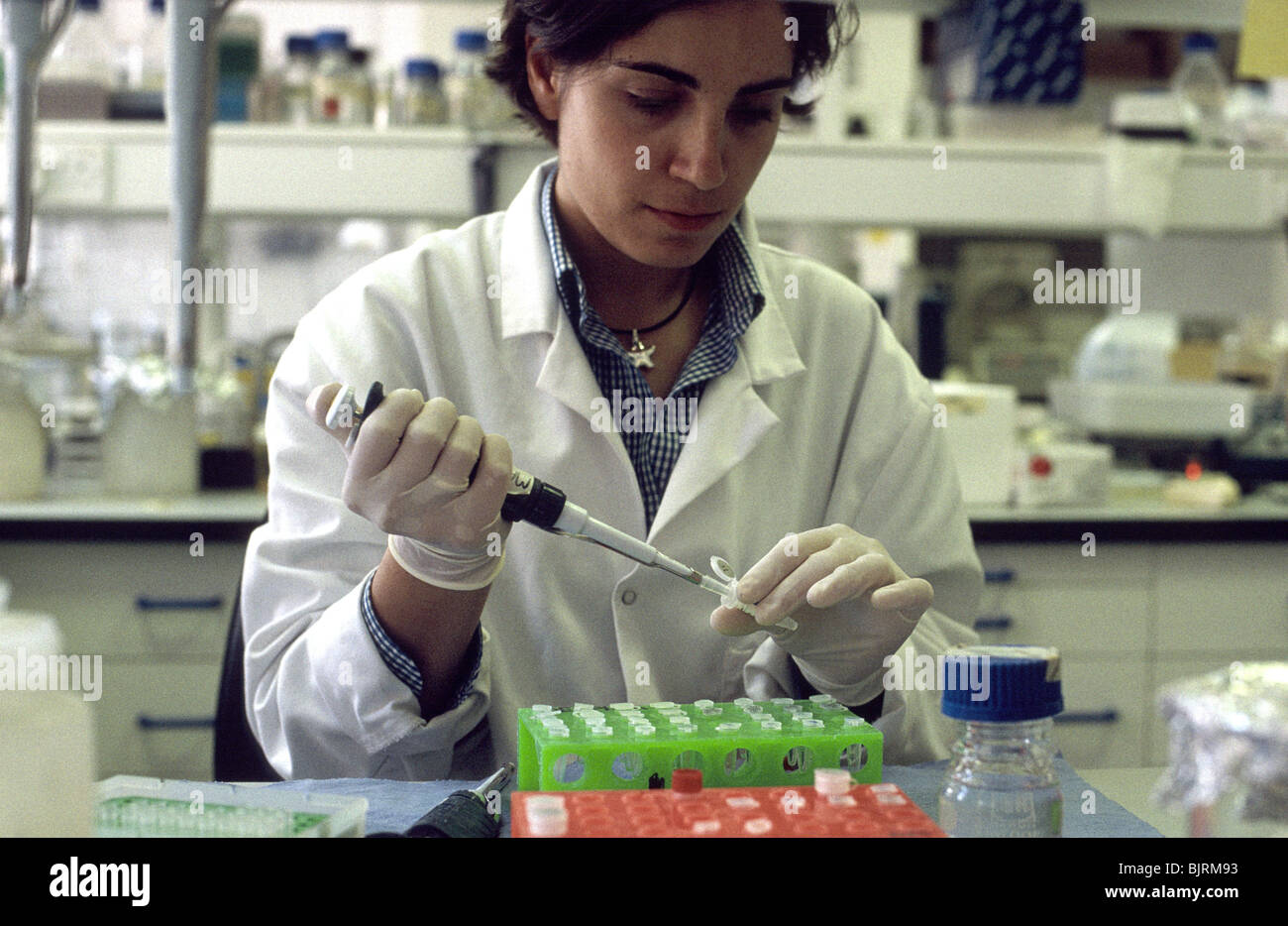 Genetics Unit Department of Bio Chemistry Stock Photo - Alamy