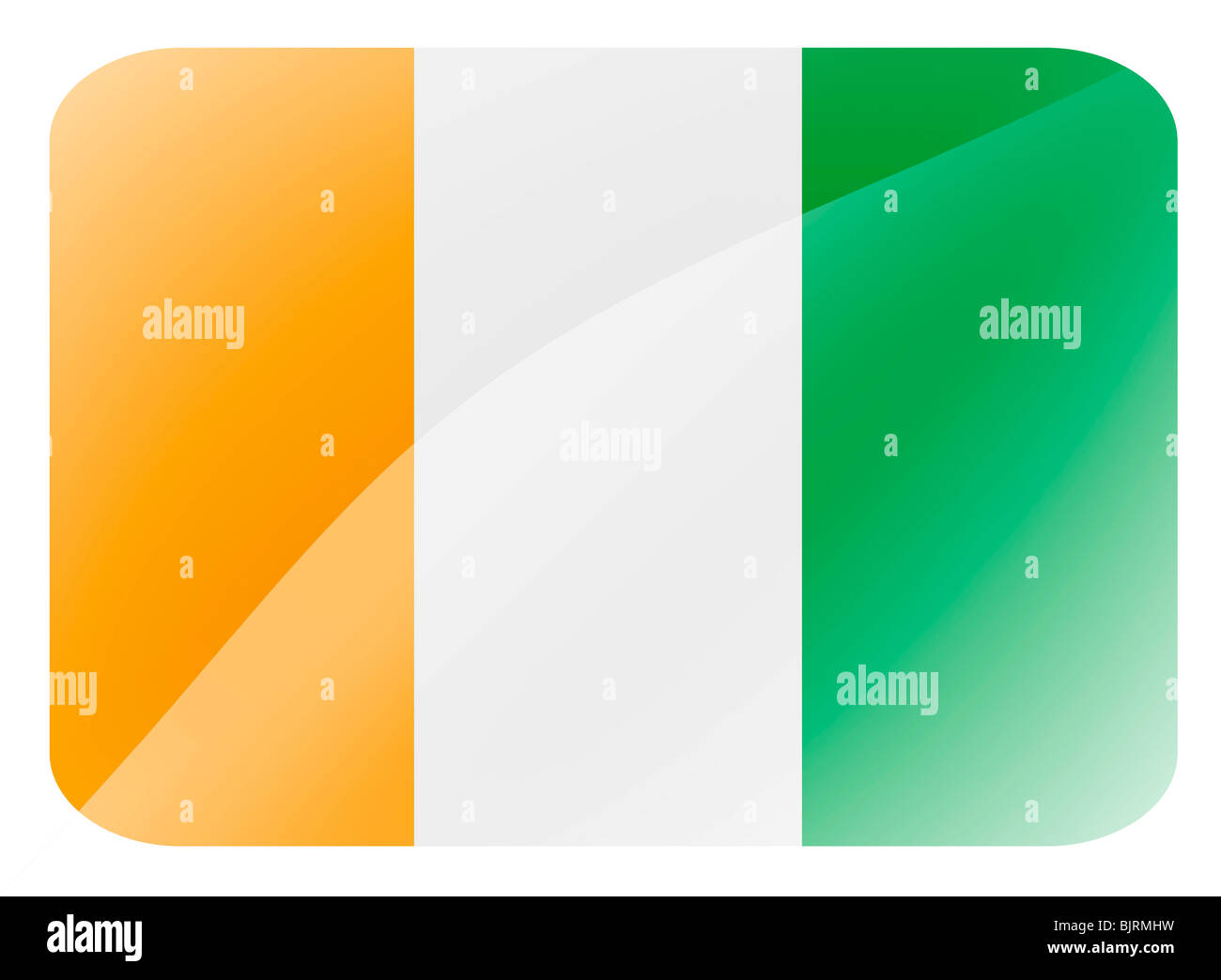Ivory Coast / Cote d’Ivoire flag Stock Photo - Alamy