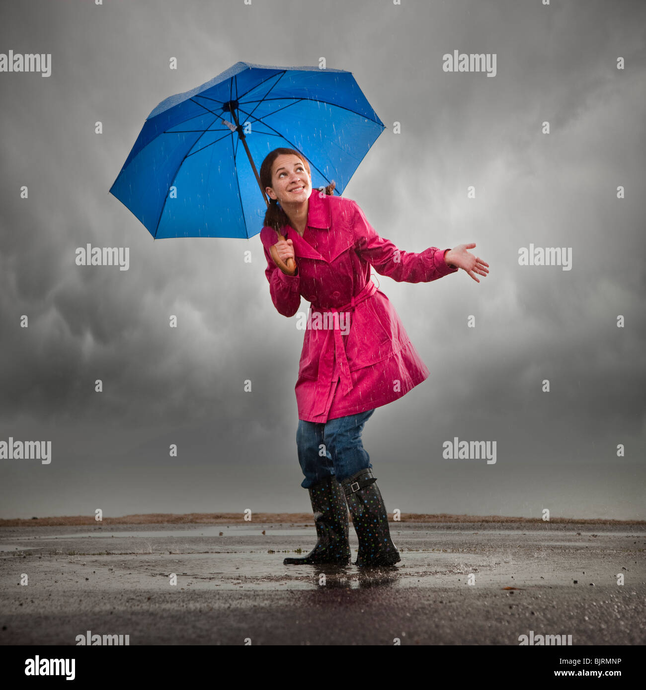 Person rain cloud over hi-res stock photography and images - Alamy