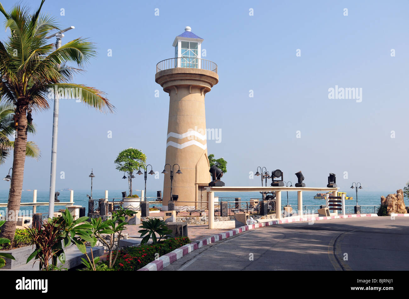 Pattaya lighthouse Stock Photo - Alamy