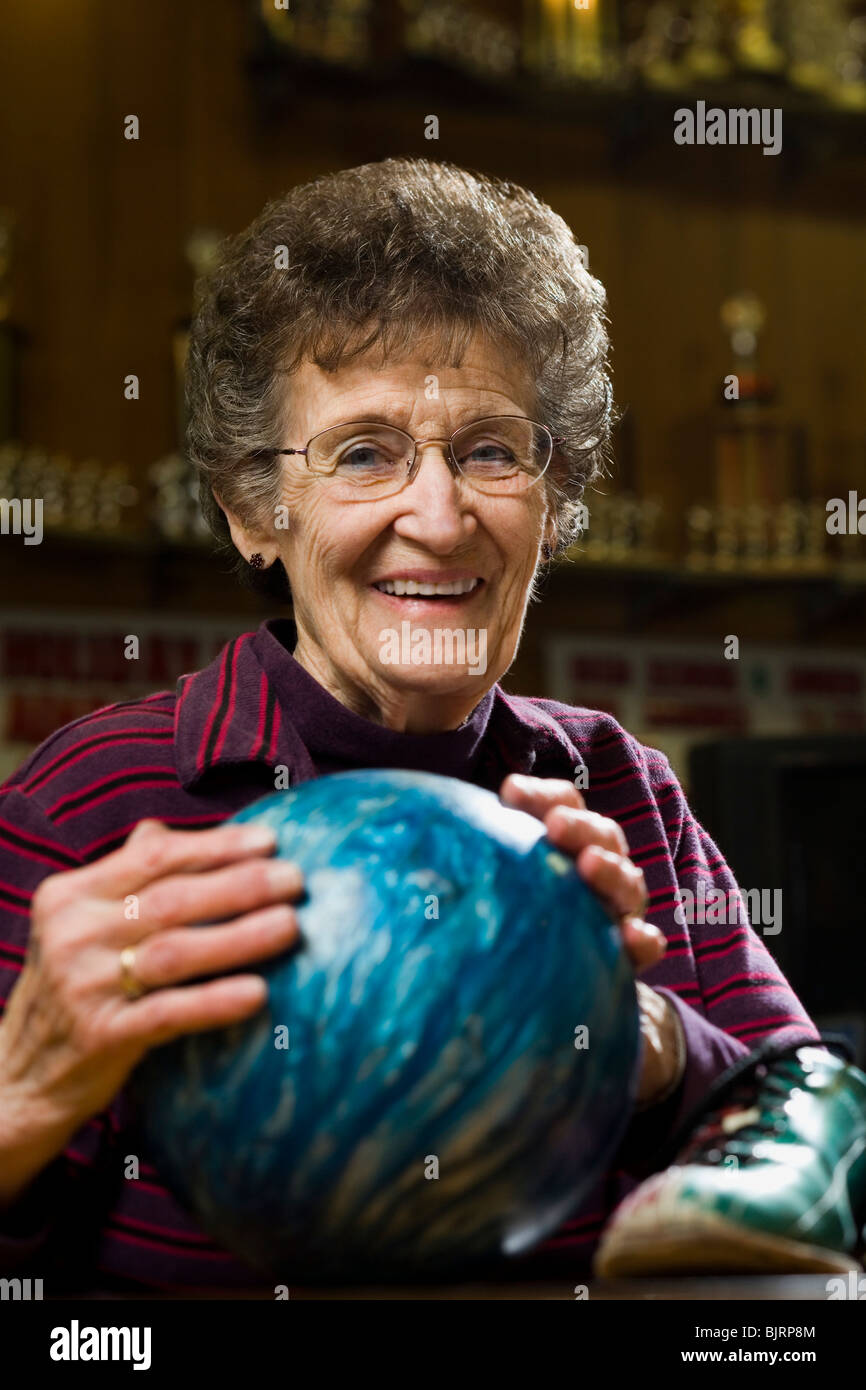 Female lady woman bowling hi-res stock photography and images - Alamy