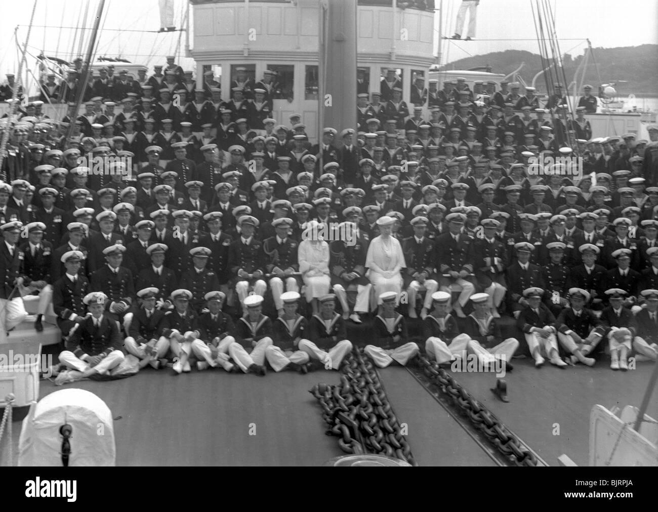 A ship's crew on deck, early 20th century. Artist: Unknown Stock Photo ...