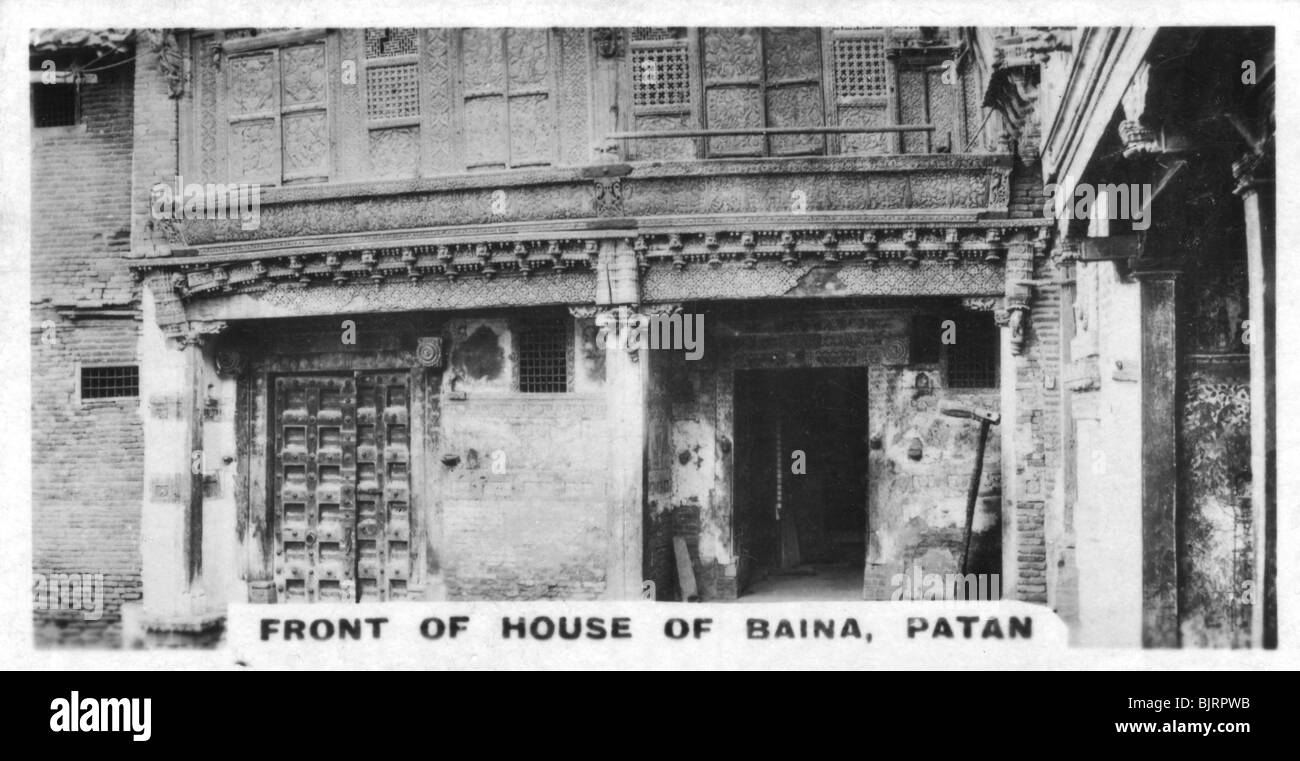 House of Baina, Patan, India, c1925. Artist: Unknown Stock Photo - Alamy