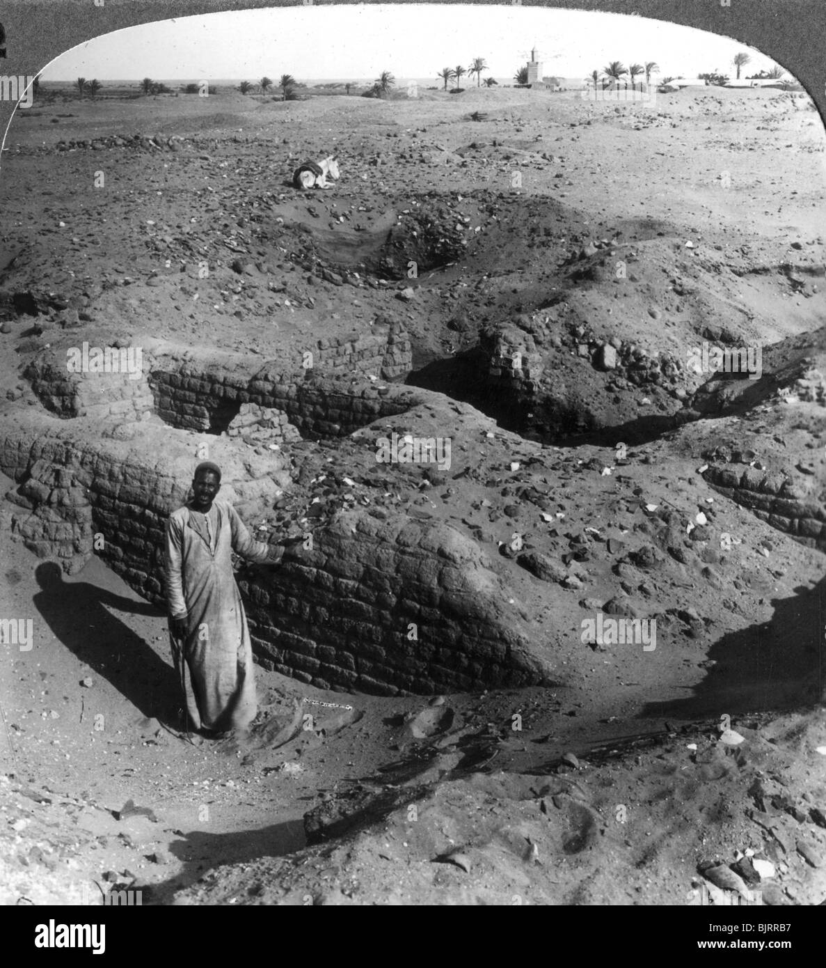 'The brick store chambers of Pithom, built by Hebrew bondsmen, Egypt ...