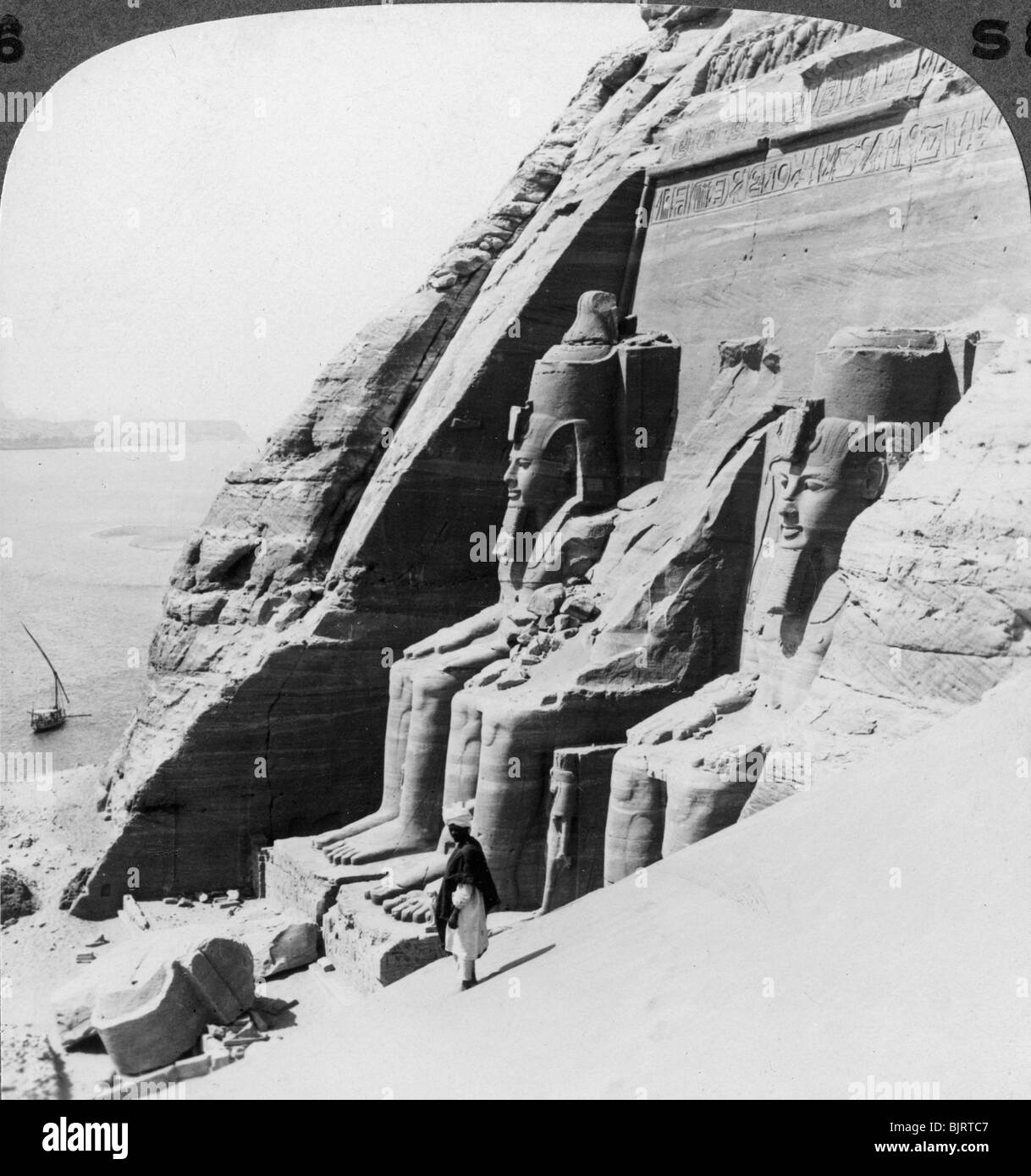 The ancient egyptian temple of the royal temple the temple Black and ...