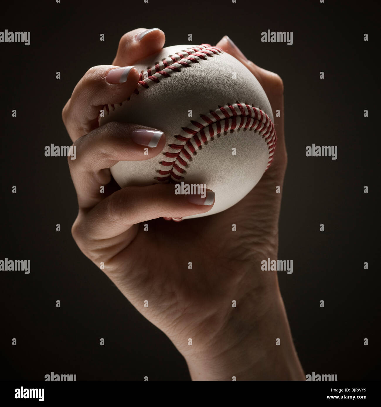 Baseball ball hand hi-res stock photography and images - Alamy