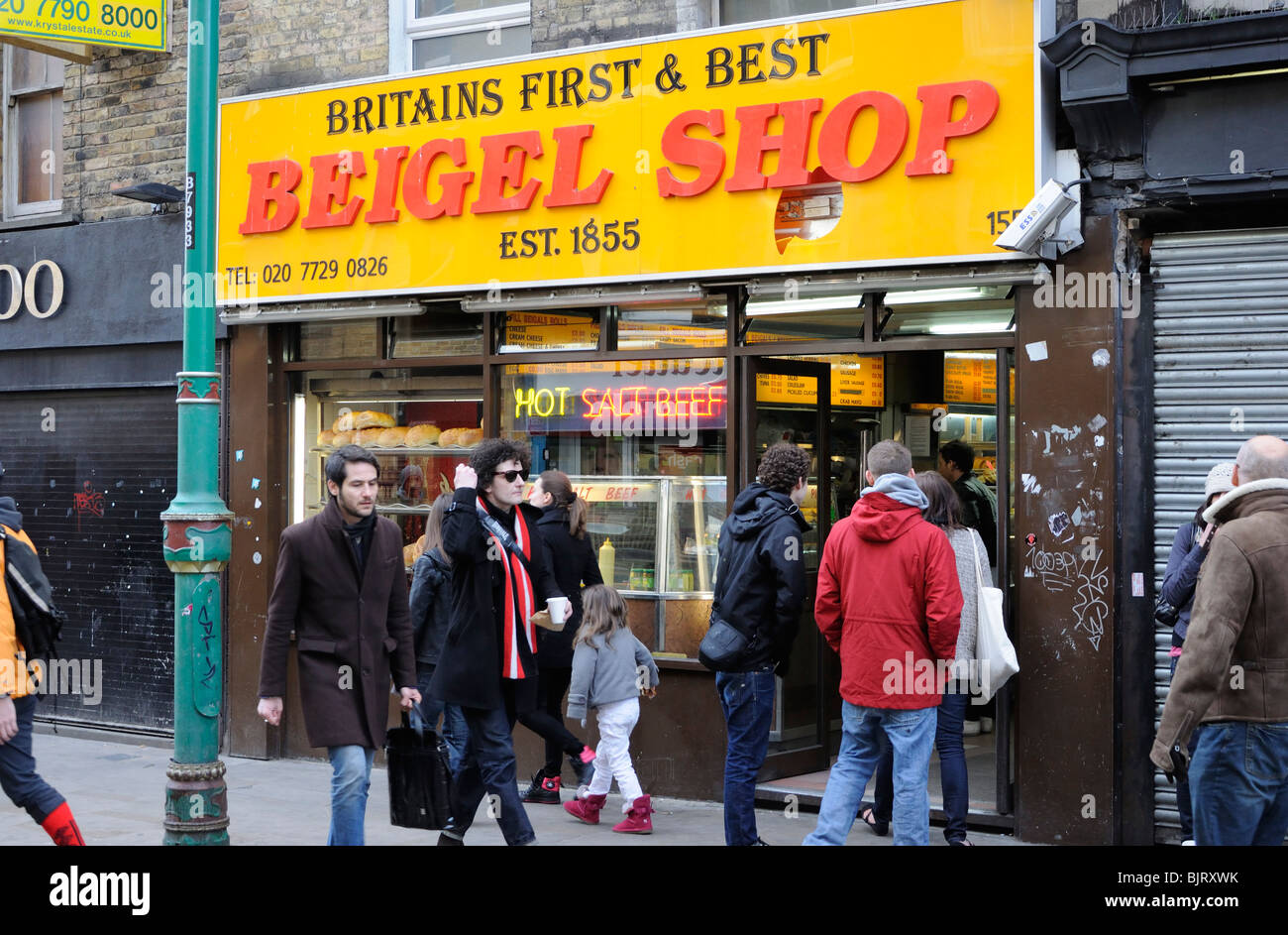 Brick lane beigels hi-res stock photography and images - Alamy