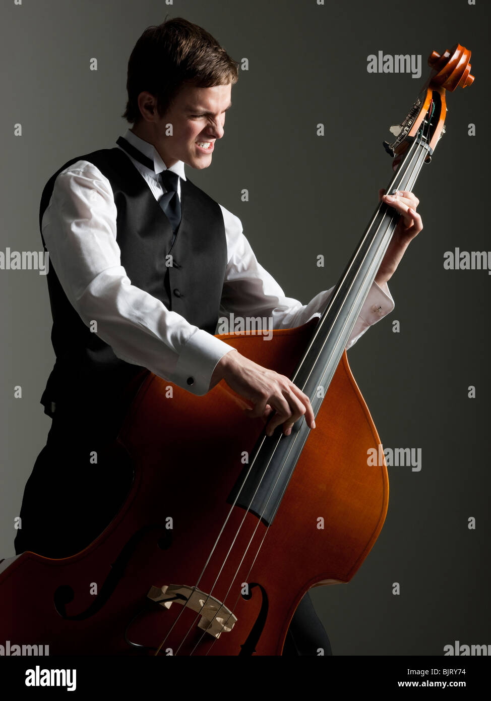 Double bass musician hi-res stock photography and images - Alamy