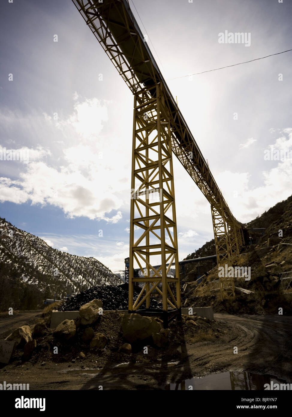 Coal mining facility Stock Photo - Alamy