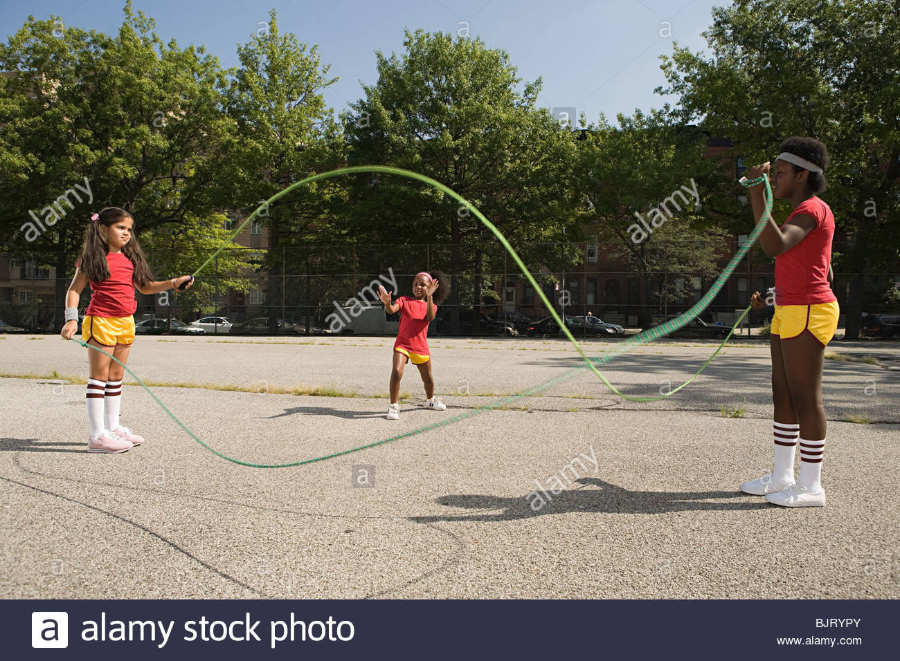 Young Girl Skipping Rope Stock Photos & Young Girl Skipping Rope Stock ...
