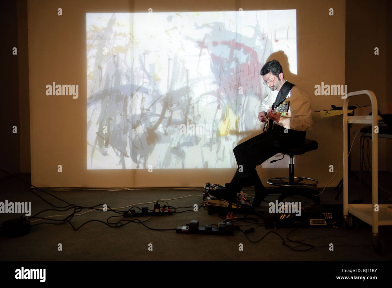 welsh artists Maria Hayes and John Harvey collaborating on a sound and ...