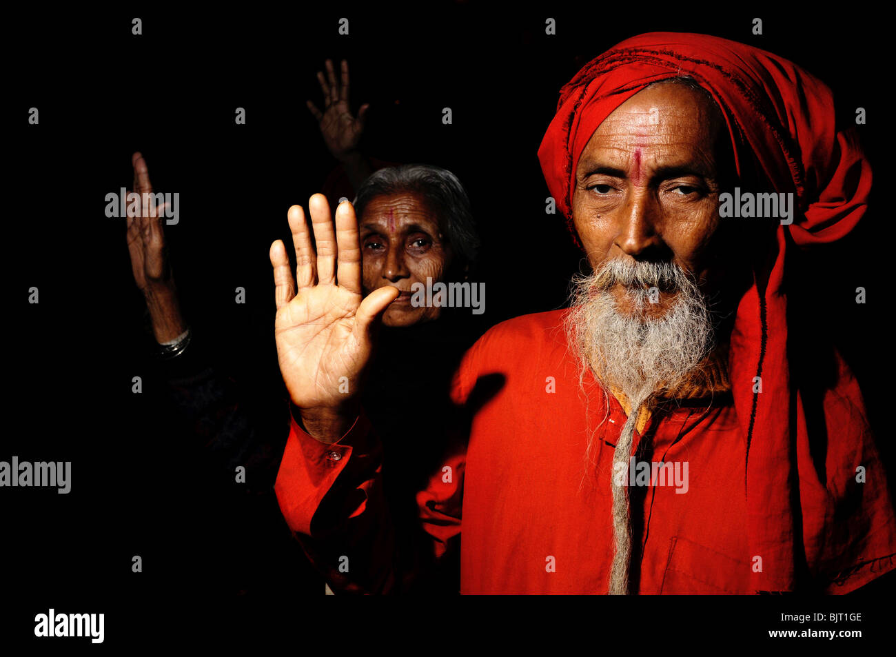 Sadhu -- a Hindu holy man in India Stock Photo - Alamy