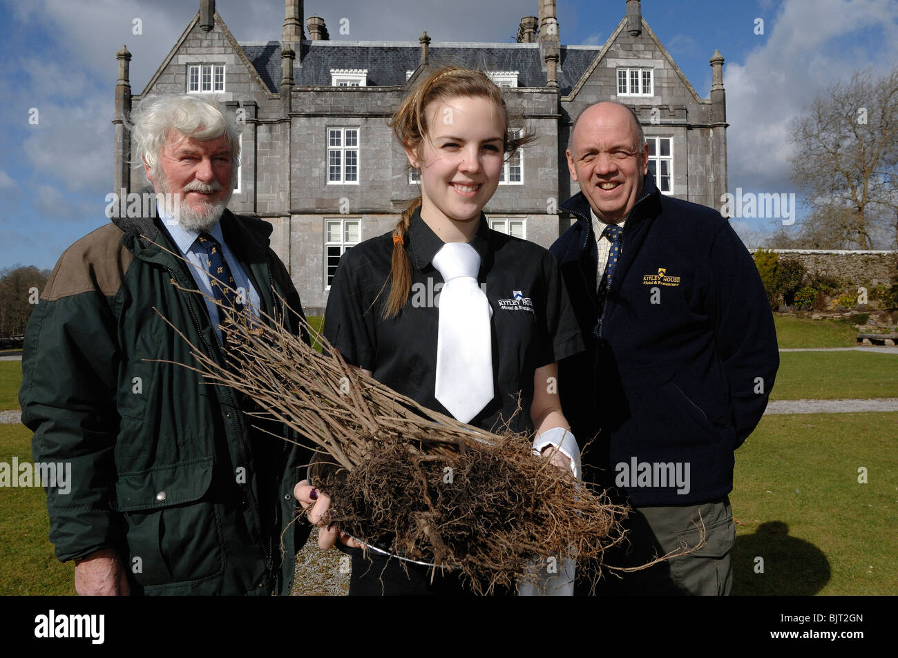 Serving up trees to be planted at Kitley House Hotel as part of ...